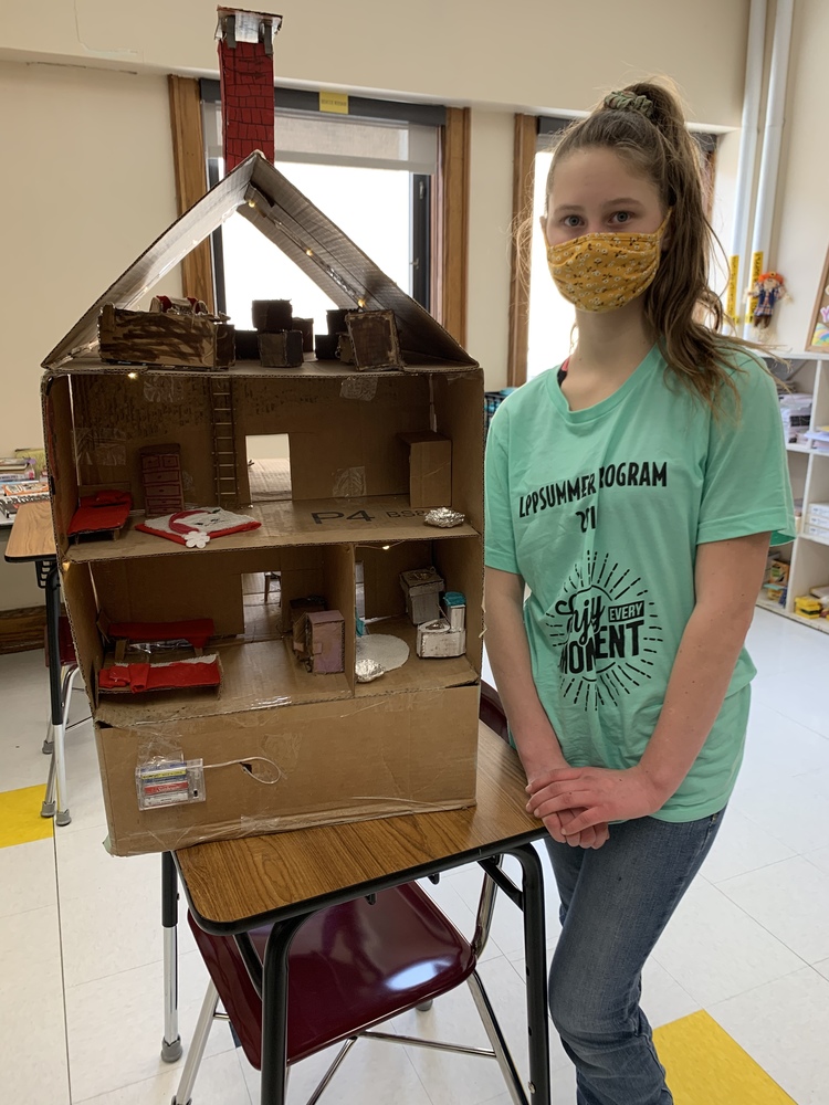 Anne Frank's "Secret Annex" model by Brianna Patterson | Otselic Valley ...